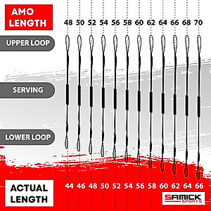 SAMICK SPORTS Dacron Bow String Replacement for Archery Recurve Traditional & Longbow Bows Bowstring - Sizes 12, 14, 16 Strands - Length Sizes 44-70 Inches