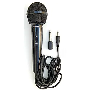 Dynamic Microphone Mic w/Extra Adapter Karaoke Systems & Computers 3.5mm & 6.3mm