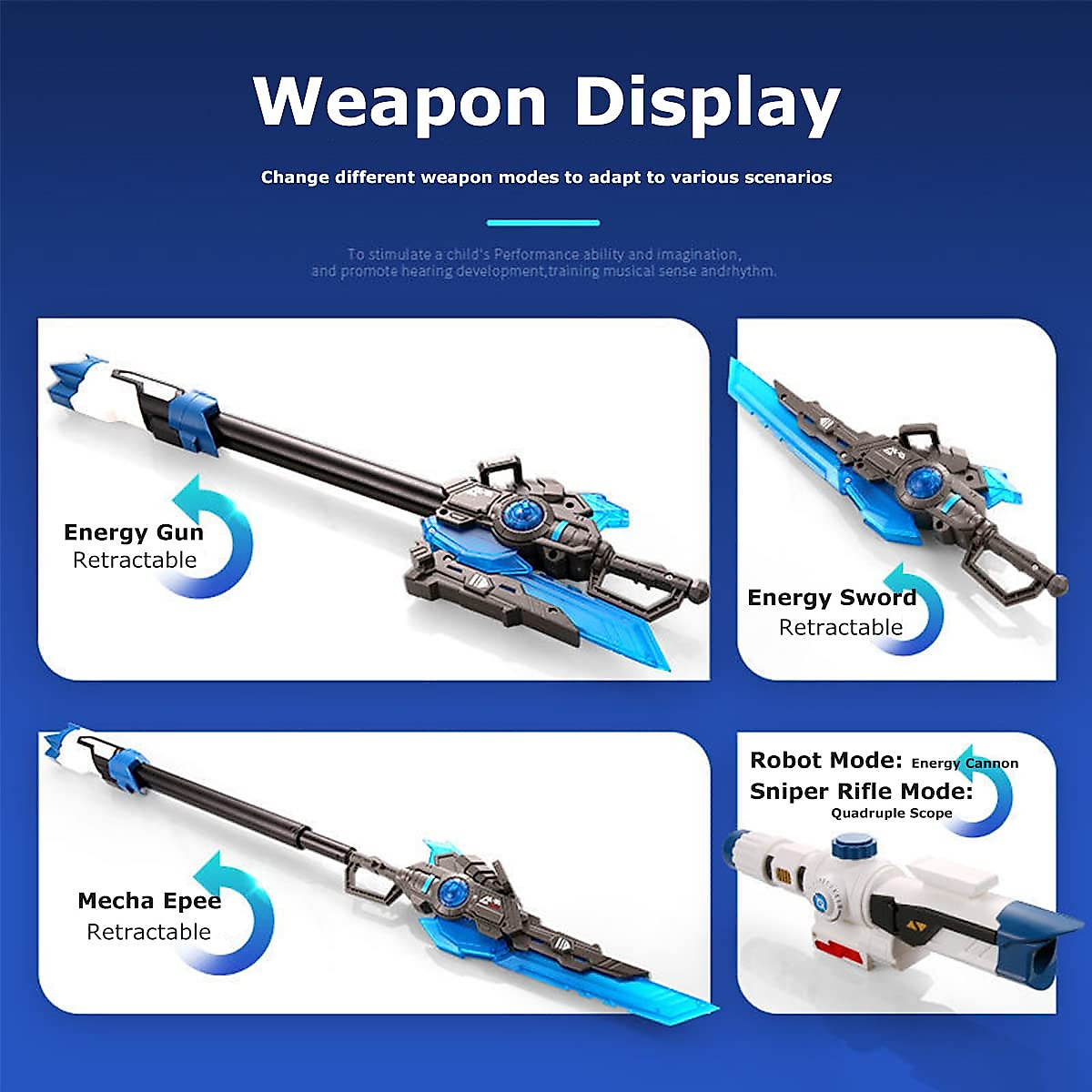 NBK Deformation Robot Toy King of Sniper Rifle Action Figure Oversized Deformed Original Gift for Kids Adults