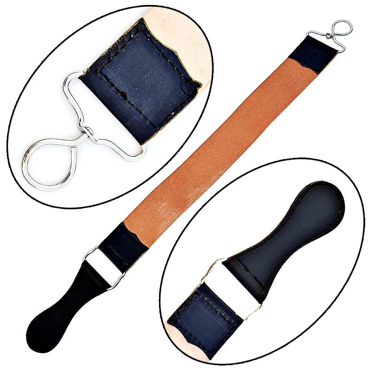 Hand Made Damascus Steel Straight Razor Folding Razor With Shaving Ready Classic Barber Blade Edge, Men Straight Razor, Leather Case + Strop, Close Shave, Great Gift R-50