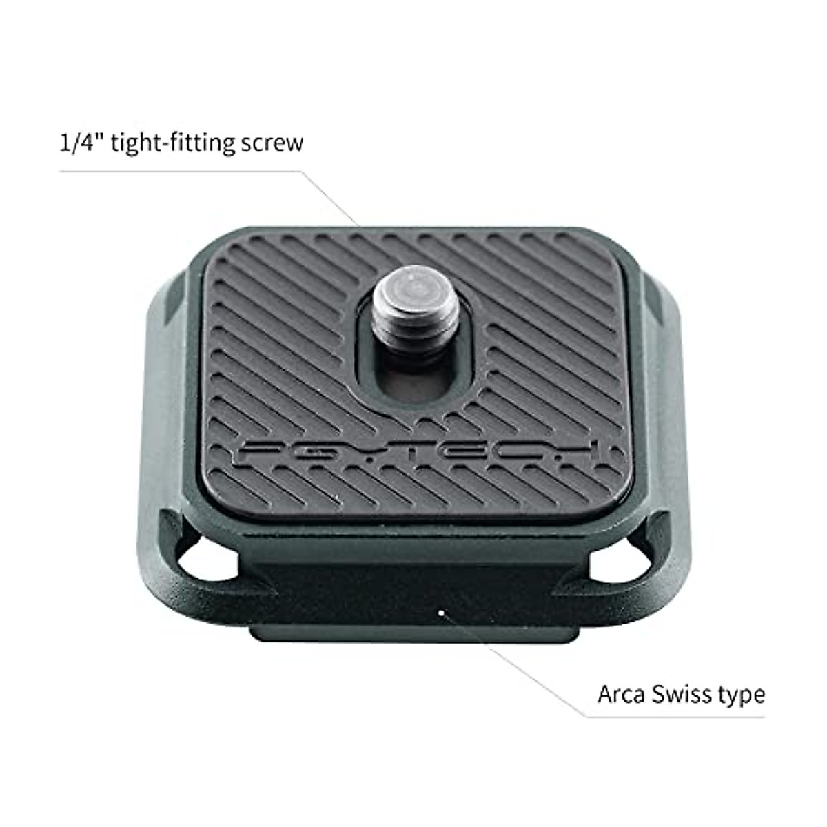 PGYTECH Arca-Type Quick Release Camera Plate Parts Replacement Switch Between Tripod, Monopod, Slider Arca Swiss Compatible