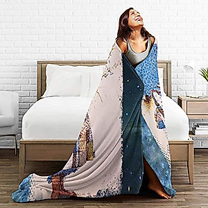 PhillipBFuller Ho-lly Ho-bbie Ultra-Soft Micro Fleece Blanket Band Theme Bed Blanket Comfortable Flannel Sofa Blanket 80"X60"