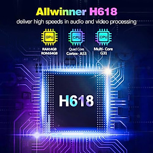 TV Box Android 11.0 4GB RAM 64GB ROM S905W2 Quad-Core 64bit Cortex-A35 2.4G/5.8G WiFi OTA Update UHD 4K TV Box HDR10+ BT5.0 USB3.0 HDMI 2.1, Android Box 2023