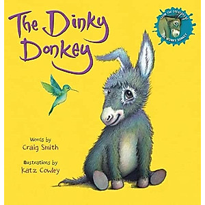 Wonky Donkey Gift Set with 3 Stories by Craig Smith and Ms. Katz Cowley (The Wonky Donkey, The Dinky Donkey, and The Grinny Granny Donkey) with Donkey Stuffed Animal Baby Plush Toy and Activity Pages