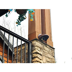 Universal Sunshade Rainshade Camera Cover Shield for Outdoor Nest/Nest IQ Camera - Black