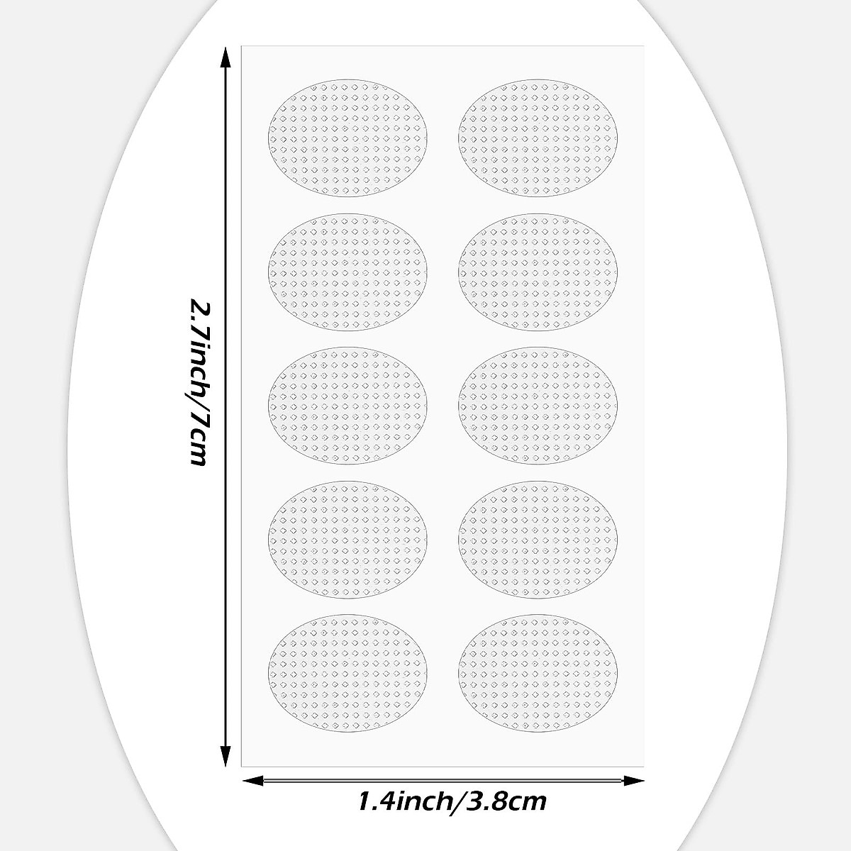 Outus 300 Pcs Earring Stickers for Heavy Earring Ear Stickers for Split Earlobes Earring Lobe Support Patches Protectors Stickers for Earring