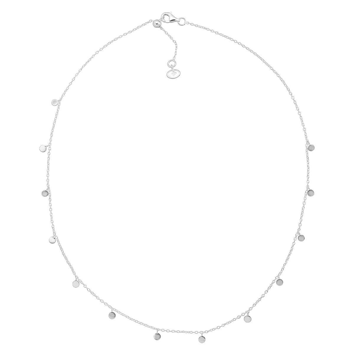 Silpada .925 Sterling Silver Chain Necklace for Women, Adjustable Station, Jewelry Gift Ideas, 'Silver Lace', 18"