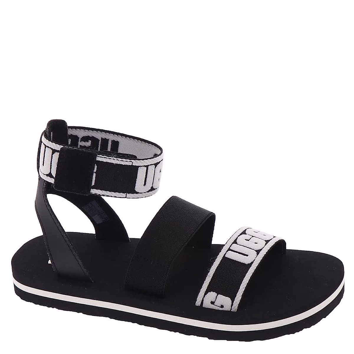 UGG Unisex-Child Allisa Sandal, Black, 2