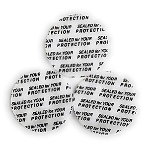 Rewarding Essentials 28mm Pressure Sensitive PS Foam Cap Liners Tamper Seal Cap Liner Sealed for your Protection (25)