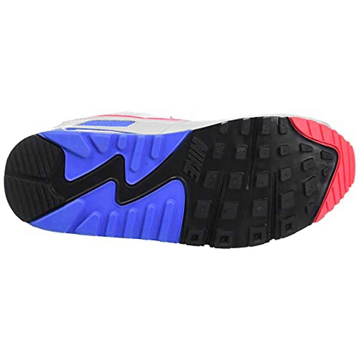 Nike Women's AIR MAX III Running Shoe, White Hot Coral Blue Crystal Grey Fog, 8.5