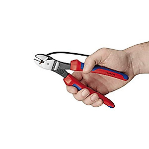 KNIPEX - KPX7402200 Tools - High Leverage Diagonal Cutters, Multi-Component (7402200) 8 inches