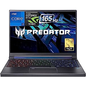 Acer Predator Triton 300 SE Gaming Laptop 2023 Newest, 14" 165Hz Display, Intel Core i7 12700H Processor, NVIDIA GeForce RTX 3060, 16GB RAM, 1TB SSD, Wi-Fi 6E, Bluetooth, Backlit Keyboard, Win 11 Home