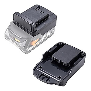 Adapter Converter for Ridgid AEG 18V Hyper li-ion to Milwaukee M18 48-11-1860 18V Li-ion Power Tool Battery