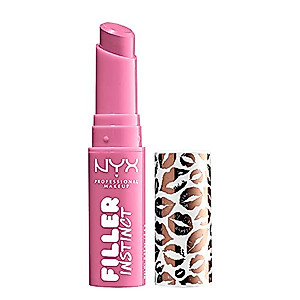 NYX PROFESSIONAL MAKEUP Filler Instinct Plumping Lip Color, Lip Balm - Miami Nights (Hot Pink)