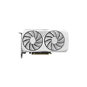 ZOTAC Gaming GeForce RTX 4060 8GB Twin Edge OC White Edition DLSS 3 8GB GDDR6 128-bit 17 Gbps PCIE 4.0 Compact Gaming Graphics Card, ZT-D40600Q-10M