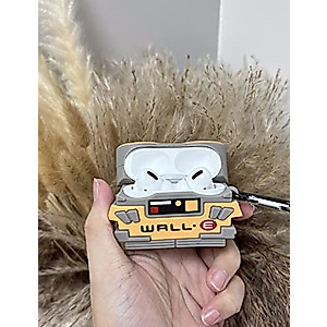 Monster Design Case for Apple AirPods Pro Case Cartoon Cover Silicone Shockproof 3D Cute Kawaii Protective Case Anti-Fall Headphone Case for Airpod Pro Case (Airpods Pro, Robot)