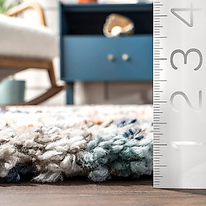 nuLOOM Katylnn Modern Mountain Shag Area Rug, 5x8, Multi