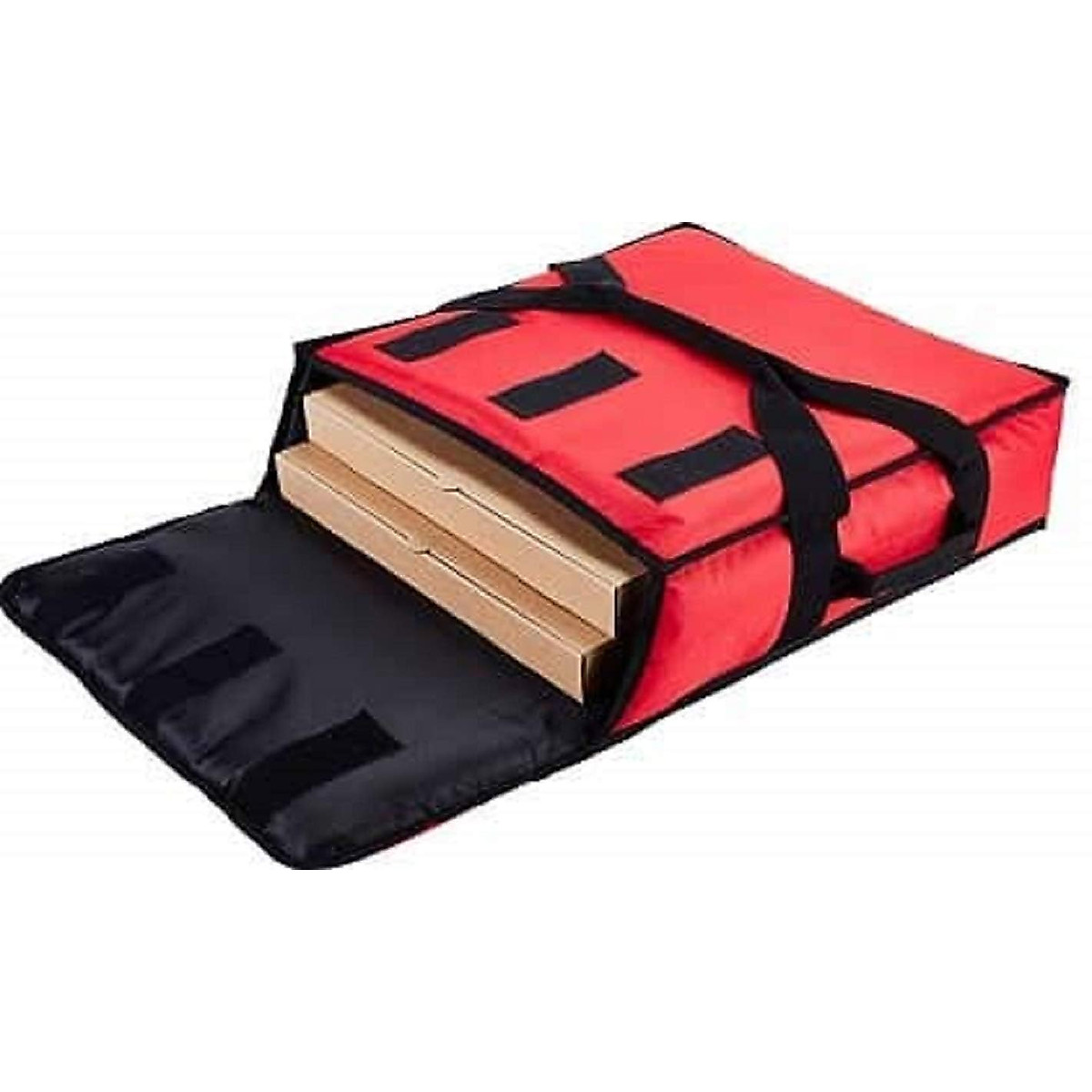 Pizza Delivery Red Bag Thick Insulated - Holds up to Two 16" or 18" Pizzas | Thermal Bags Inc