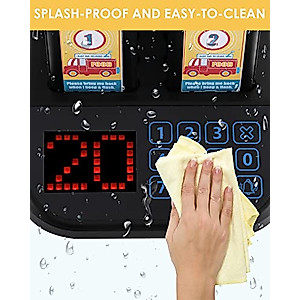 Crispaire Restaurant Pager System Pagers for Restaurants Waiting Buzzers Wireless Calling System Social Distancing Buzzer Long Working Distance Mute Function Food Truck Church Hospital (20 pagers)