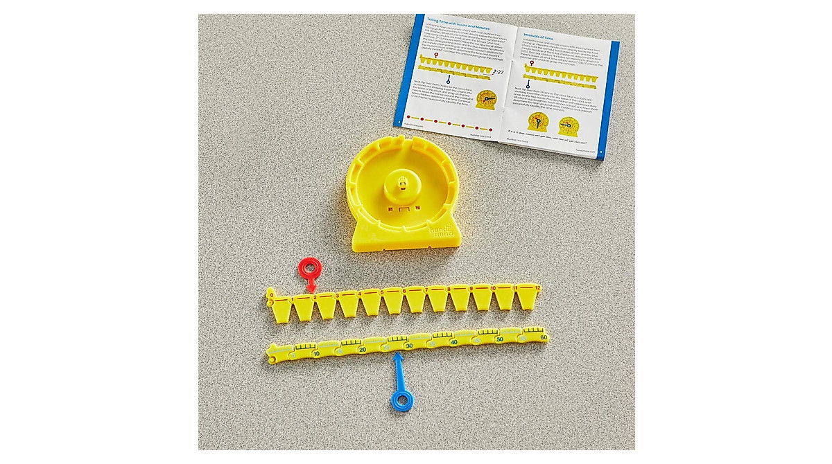 Learn to Tell Time with Hand2mind NumberLine Clock - Educational & Fun