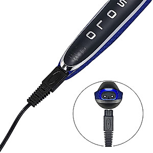 LinMei Shaver Charger Cord for Microtouch Solo Electric Shaver Solo Trimmer USB Charging Cable Solo Razor Charger 31.5 in with Cleaning Brush