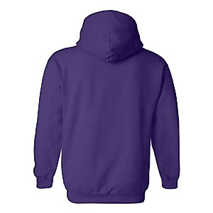 Gildan Men's Fleece Hoodie Sweatshirt, Style G18500, Multipack, Violet, 3X-Large