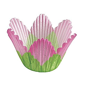Wilton BAKECUPS 24CT, STD, Pink Petal