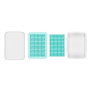 OXO Good Grips Silicone Small Ice Cube Tray for Cocktails with Lid