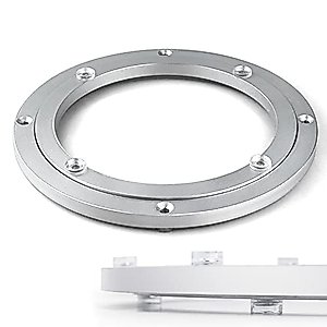 Heavy Duty Turntable Base Bearing 120mm ~ 1000mm Aluminium Alloy Lazy Susan Turntable Bearing, 360 Degree Rotating Round Metal Turntable Base Rings For Kitchen Dining Table
