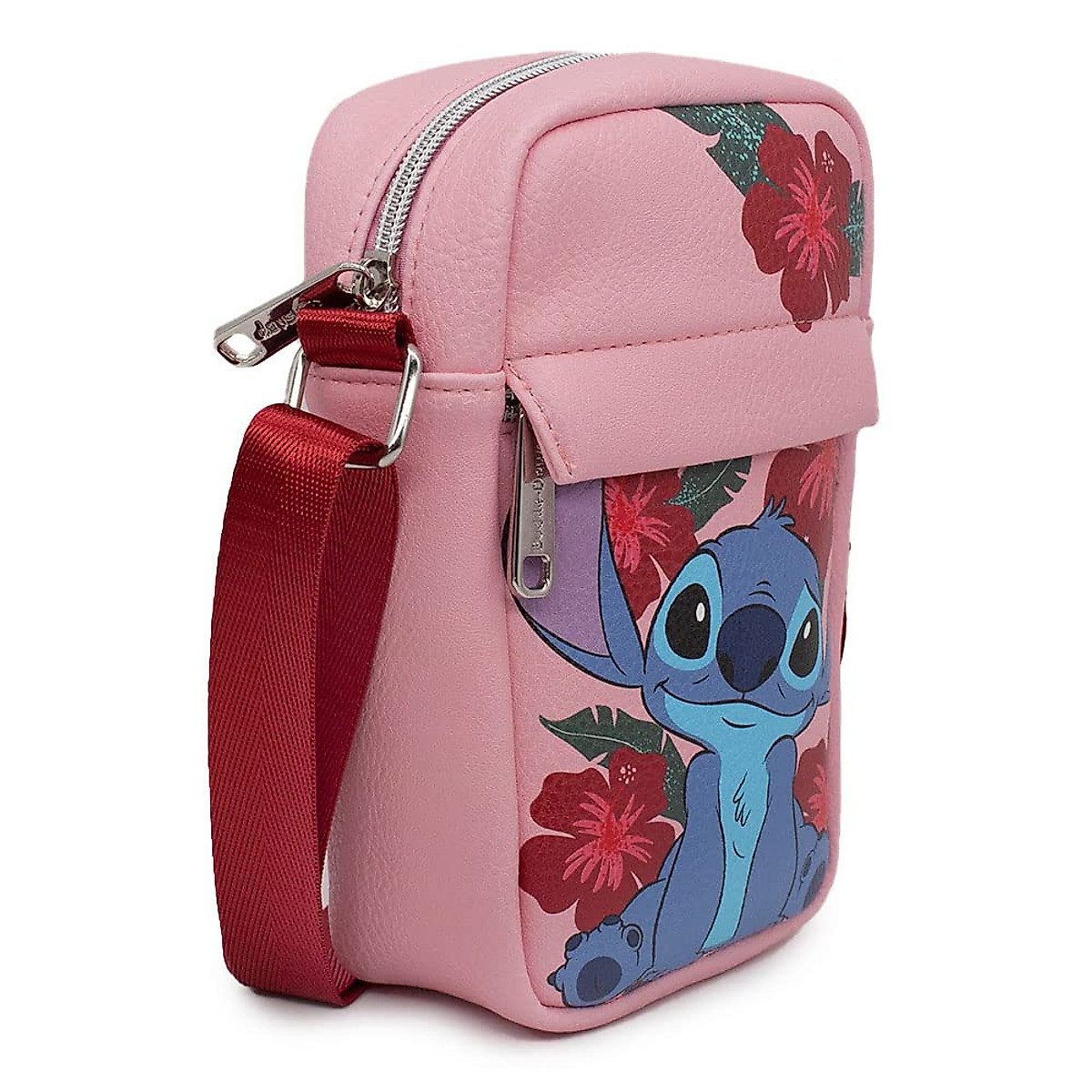 Disney Bag, Crossbody, Lilo, Stitch Sweet Smiling Pose, Vegan Leather