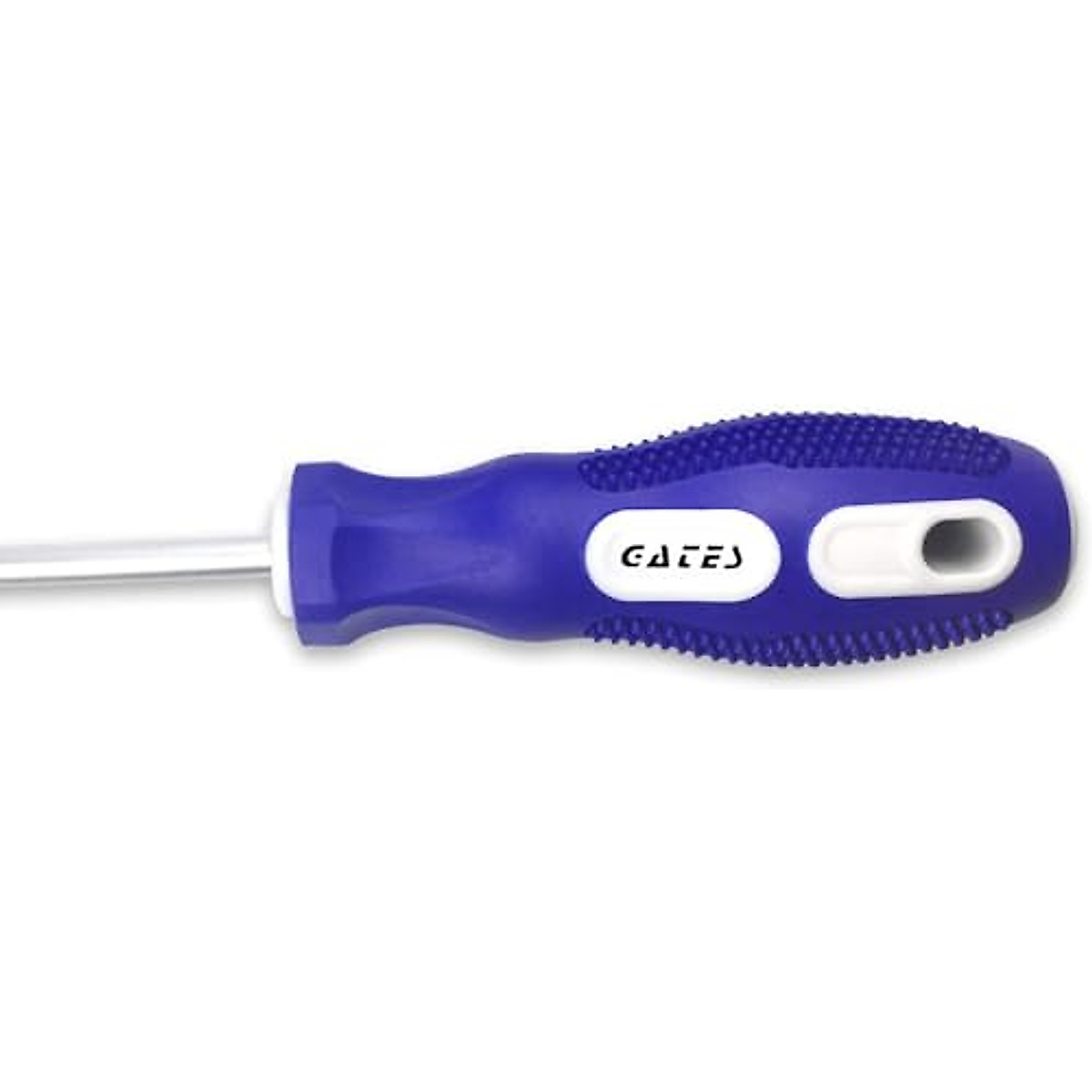 Slotted and Phillips Screwdriver, PH2 12" Long Cross-head Screwdriver & Flat Blade Screwdriver, 2 Packs Magnetic Screwdriver with Rubber Handle