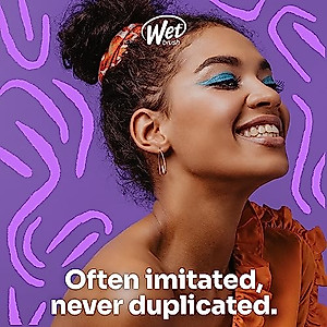 Wet Brush Original Detangler Hair Brush, Dark Gray Leopard (Safari)