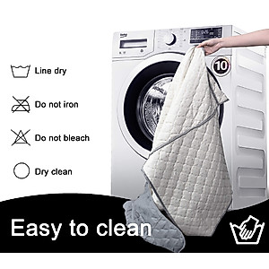 CHHKON Waterproof Nonslip Recliner Cover Stay in Place Dog Couch Chair Cover Furniture Protector Ideal Sofa Slipcovers for Pets and Kids (Beige, 23'')