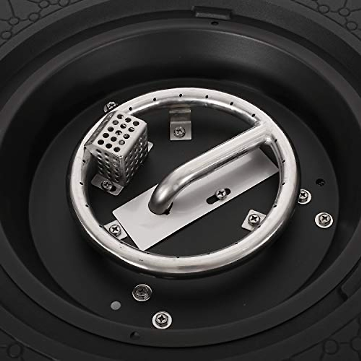 Christopher Knight Home Richie Outdoor Round Aluminum Fire Pit, Matte Black