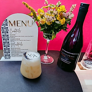 18 count origami ripple Unbreakable Stemless Plastic Wine Champagne Whiskey Glasses Elegant Durable Disposable Indoor Outdoor Ideal for Home, Office, Bars, Wedding, Ribbed 12 Ounce Cups (18, Clear)