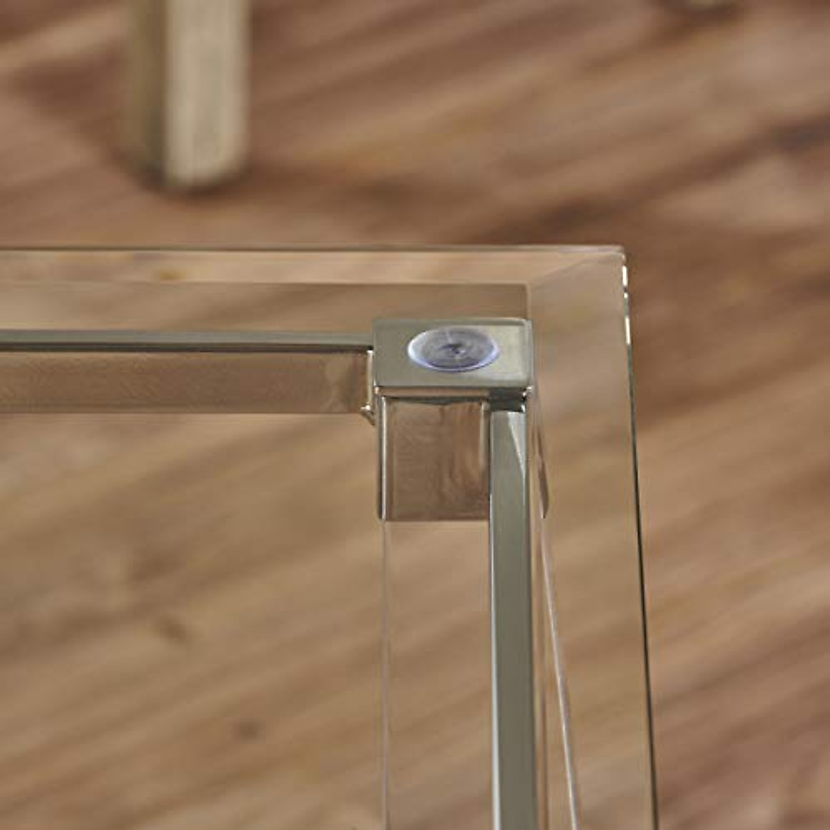 Christopher Knight Home Orianna Acrylic and Tempered Glass Square Side Table, Clear, 24 in x 24 in x 24 in
