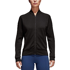 adidas Womens Fitness Training Athletic Jacket
