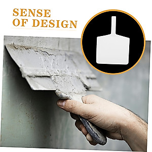 2pcs Plastering Concrete Finishing Tool Cement Trowel Finishing Trowel for Cement Flat Trowel Scraper Plastic Trowel Concrete Finishing Trowel Plastic Trowel