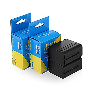 Powerextra 2 Pack Replacement Sony NP-F970 Battery Compatible with Sony DCR-VX2100, DSR-PD150, DSR-PD170, FDR-AX1, HDR-AX2000, HDR-FX1, HDR-FX7, HDR-FX1000, HVL-LBPB, HVR-HD1000U, HVR-V1U, HVR-Z1P