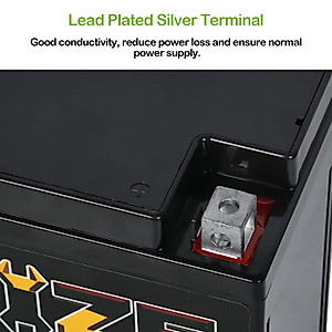 Weize YTX20HL-BS Battery, High Performance - Maintenance Free - Sealed AGM ETX20HL BS Motorcycle Battery