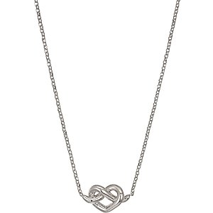 Kate Spade New York Loves Me Knot Mini Pendant Silver One Size