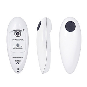 Yinuoday Electric Can Opener with Manual Bottle Opener Battery Operated Handheld Can Opener Smooth Edge Automatic Can Opener for Most Sized Cans