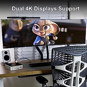 GEEKOM Mini PC Mini Air11, Intel 11th Gen N5095 Mini Computers with Fan Cooling(up to 2.9GHz) 8GB Dual DDR4, 256G M.2 SSD Desktop with Windows 11 Pro Support 4K UHD,Dual WiFi,BT,HDMI,Gigabit Ethernet