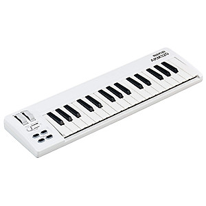 midiplus AKM320 32 key MIDI Keyboard Controller, white
