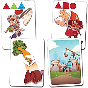 Fireside Games My First Castle Panic Game – Fantasy Strategy Board Games for Kids 4-6 & 6-8 – 1-4 Players, No Reading Needed, 20 Min. Cooperative Games for Preschoolers – Kids Board Games Ages 4-8