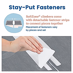 ECR4Kids SoftZone Junior Little Me Corner Climber, Beginner Playset, Earthtone, 4-Piece