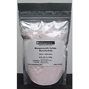Manganese(II) Sulfate Monohydrate, ACS, 98+%, 500g
