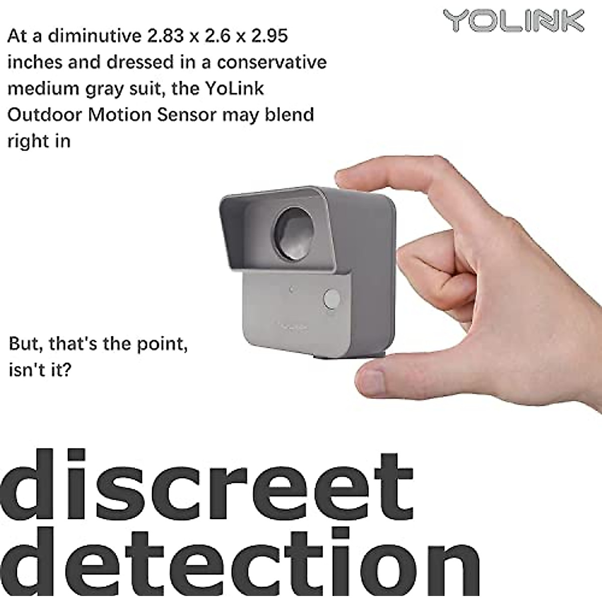 YoLink Outdoor Motion Detector - Up to 1/4 Mile Range