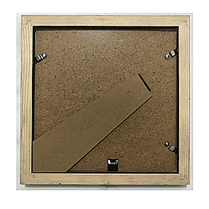 5x5 Picture Frames with 4x4 Opening Mat. 5x5 Black Square Photo Frame. Solid Wood, Plastic Panel.The Protective Film Must be Removed.The Tabletop or The Wall.