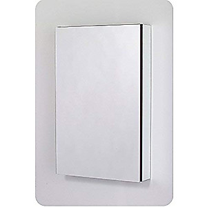 Robern MC2030D4FPL M-Series Mirror Cabinet with Plain Edge Door, Silver